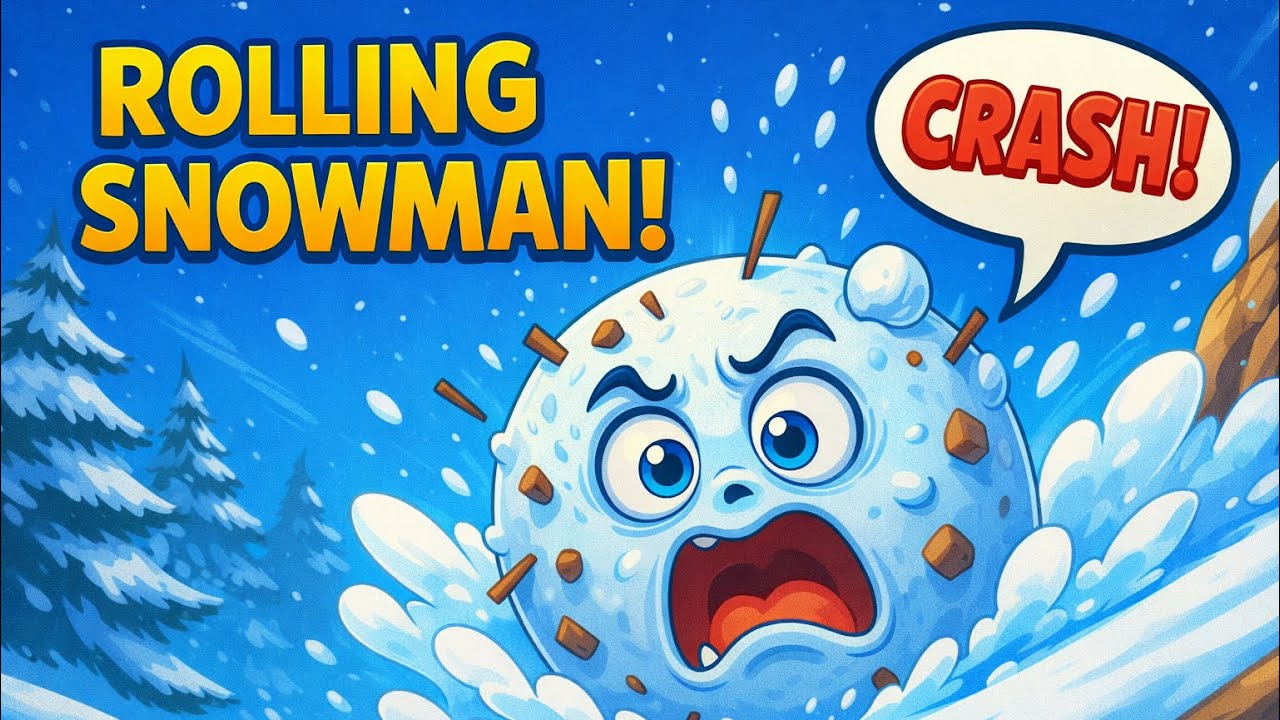 The Rolling Snowman | Kids Story Nook Moral and Bedtime Stories for ...