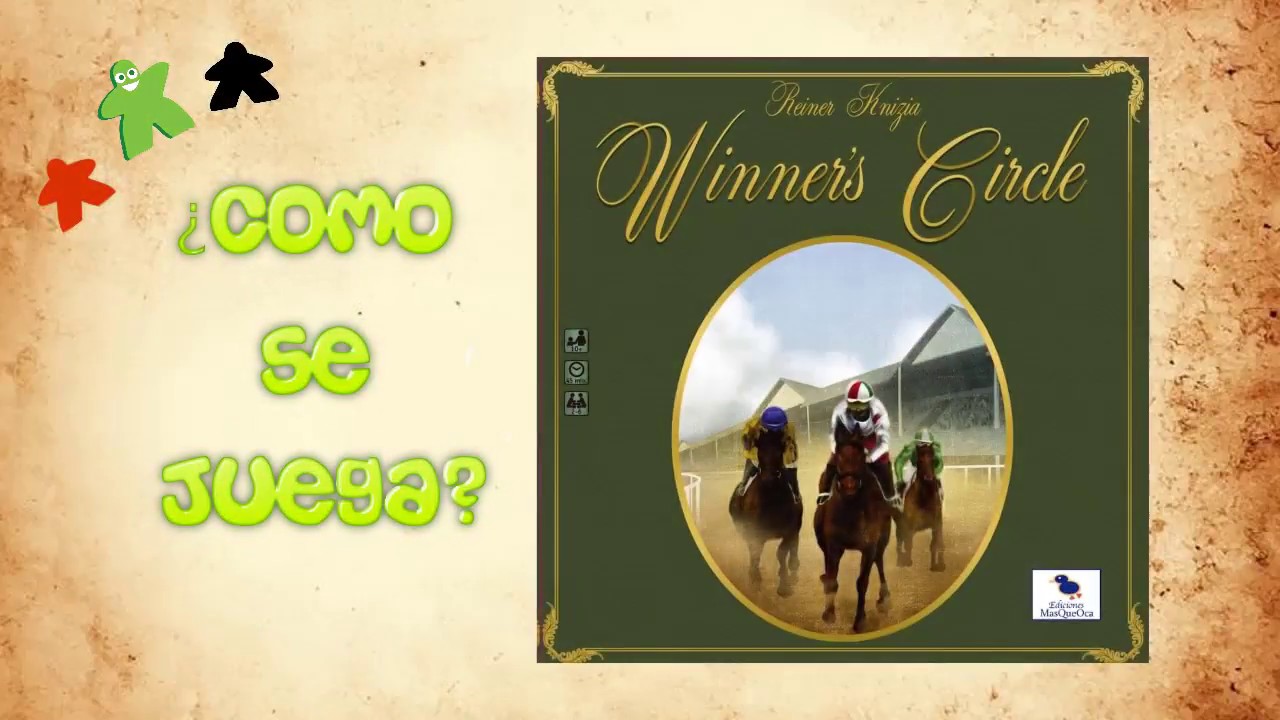 ¿Cómo se juega? - Winner's Circle - Juego de mesa- Ediciones MasQueOca - YouTube