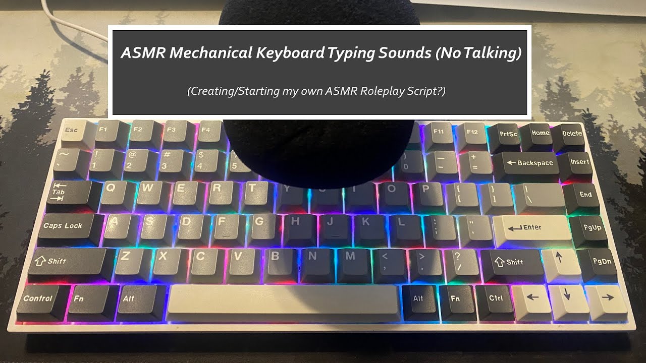 [ASMR] Keyboard Typing Sounds (No Talking) - YouTube
