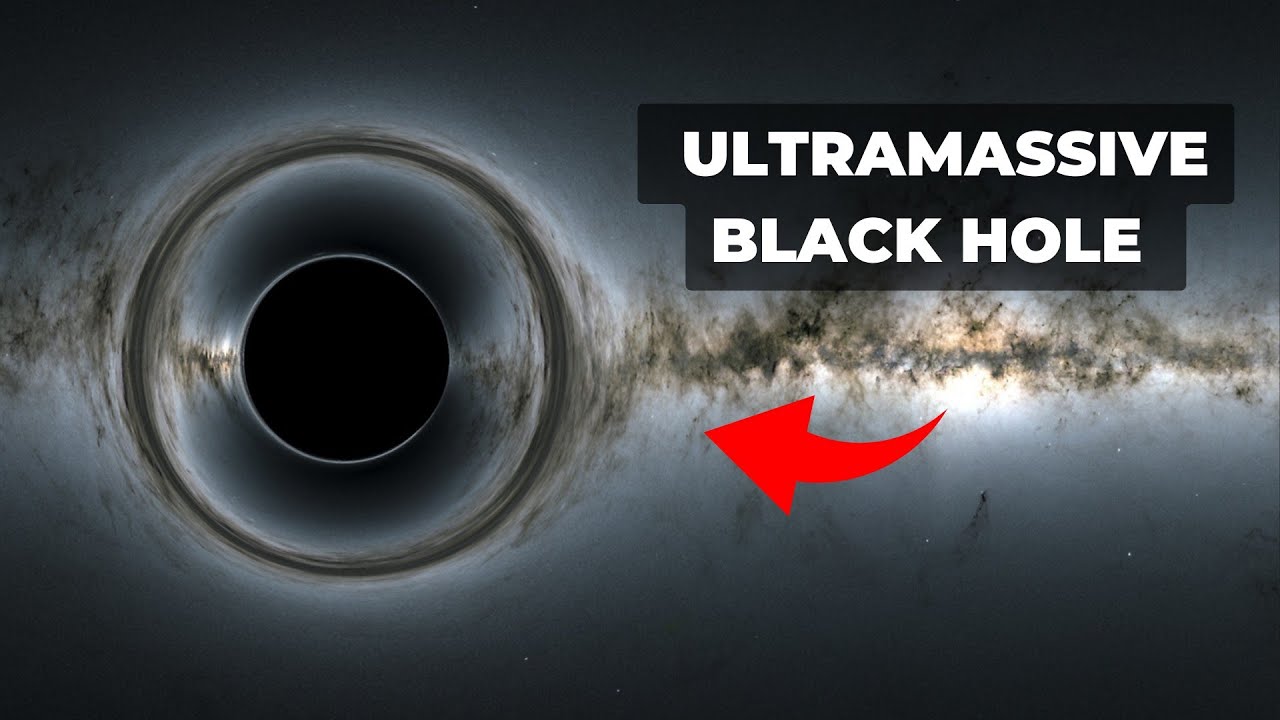 'Ultramassive' Black Hole has been Discovered that's 33 billion Times the Mass of the Sun - YouTube