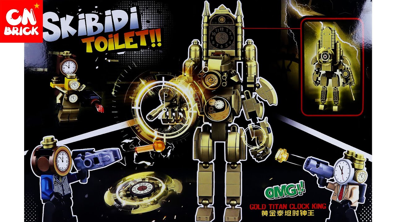 Unoffical Lego Skibidi Toilet Titan Clock Man Sets 2413 - YouTube