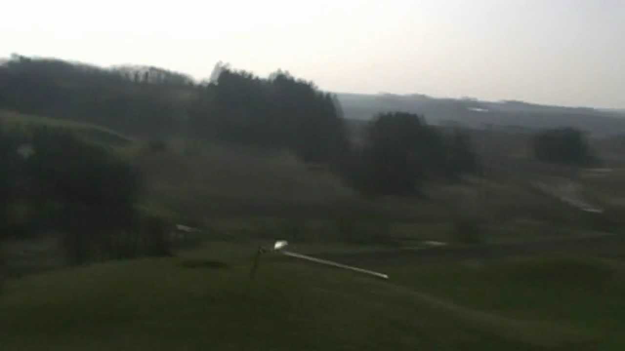 DLG glider, Inverted start and landing. - YouTube