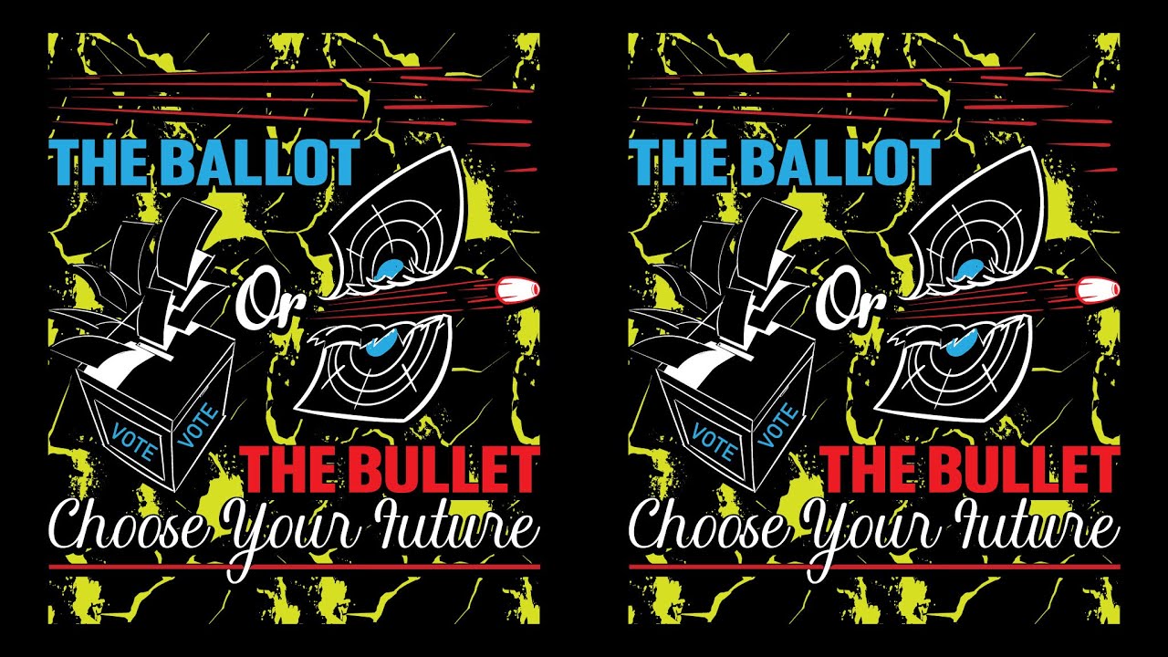 The ballot or the bullet choose your future ..How to Make a T shirt ...