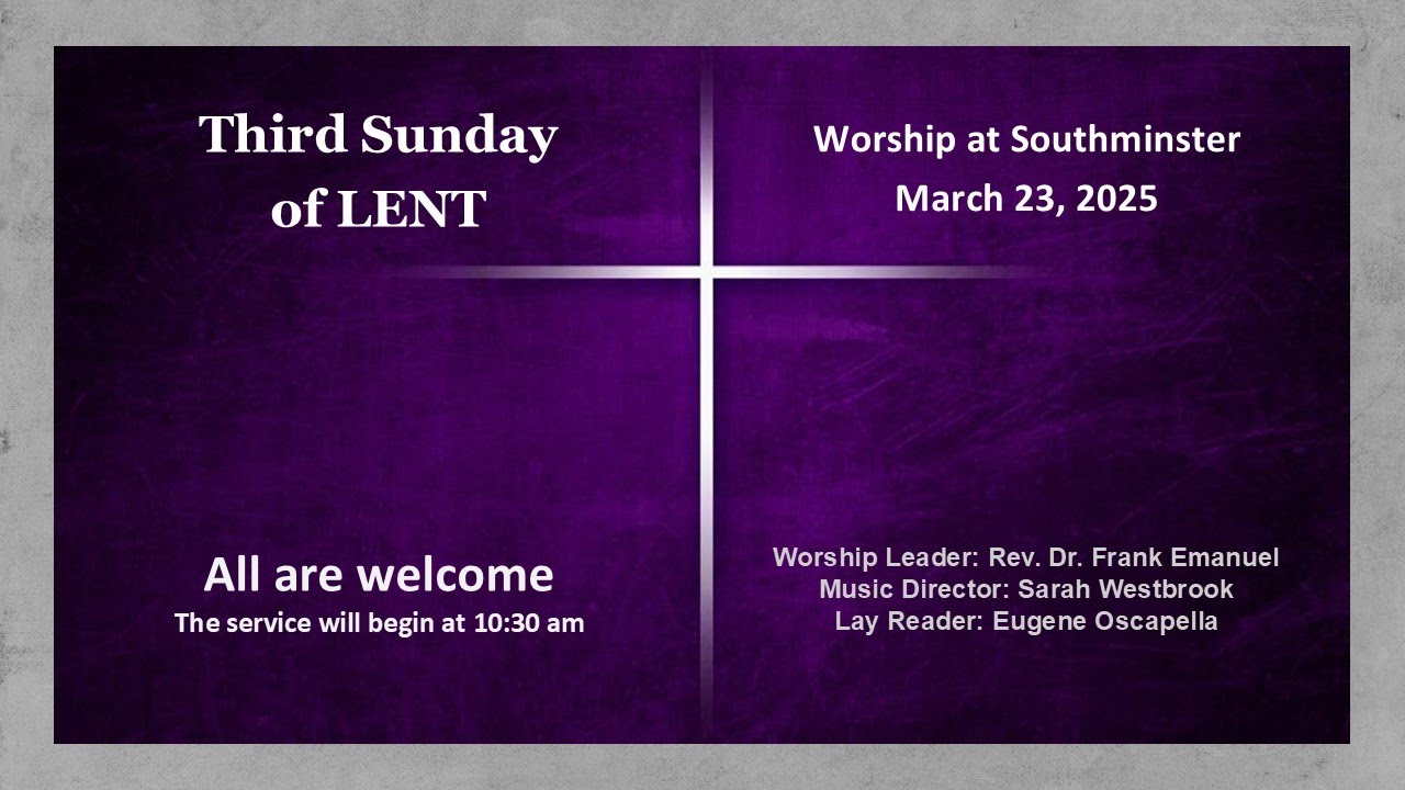 3rd Sunday of Lent - YouTube