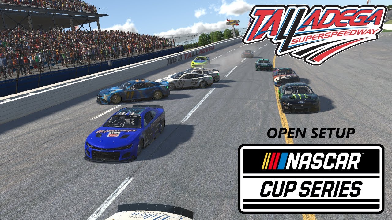 NASCAR Next Gen Class A Open Setup @ Talladega - YouTube