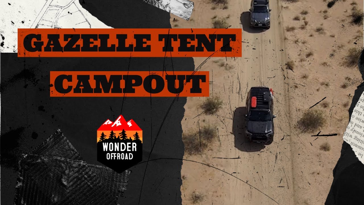The Great Gazelle Tent Campout: A Quest for the Ultimate Shelter - YouTube