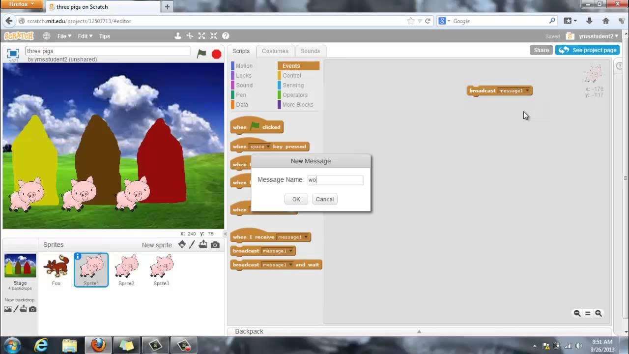 Making Sprites appear in Scratch - YouTube