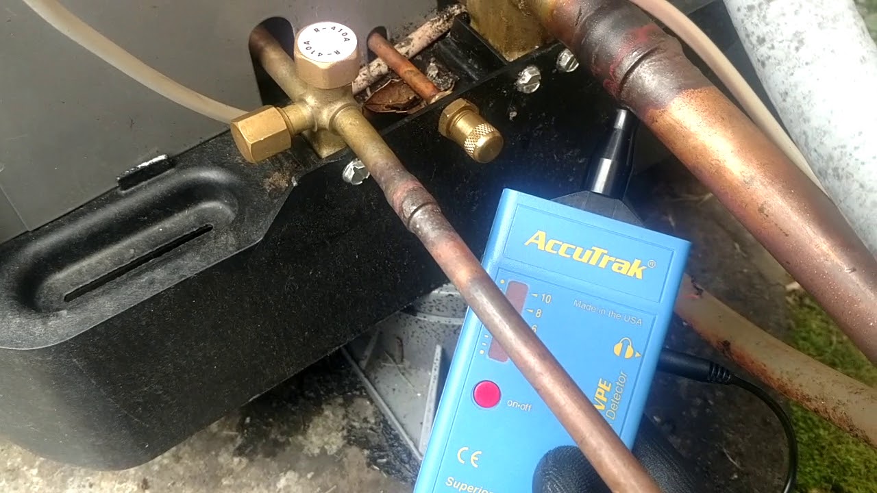 R-410A leak found on solder joint at outdoor unit. Confirmed with LD7 ...