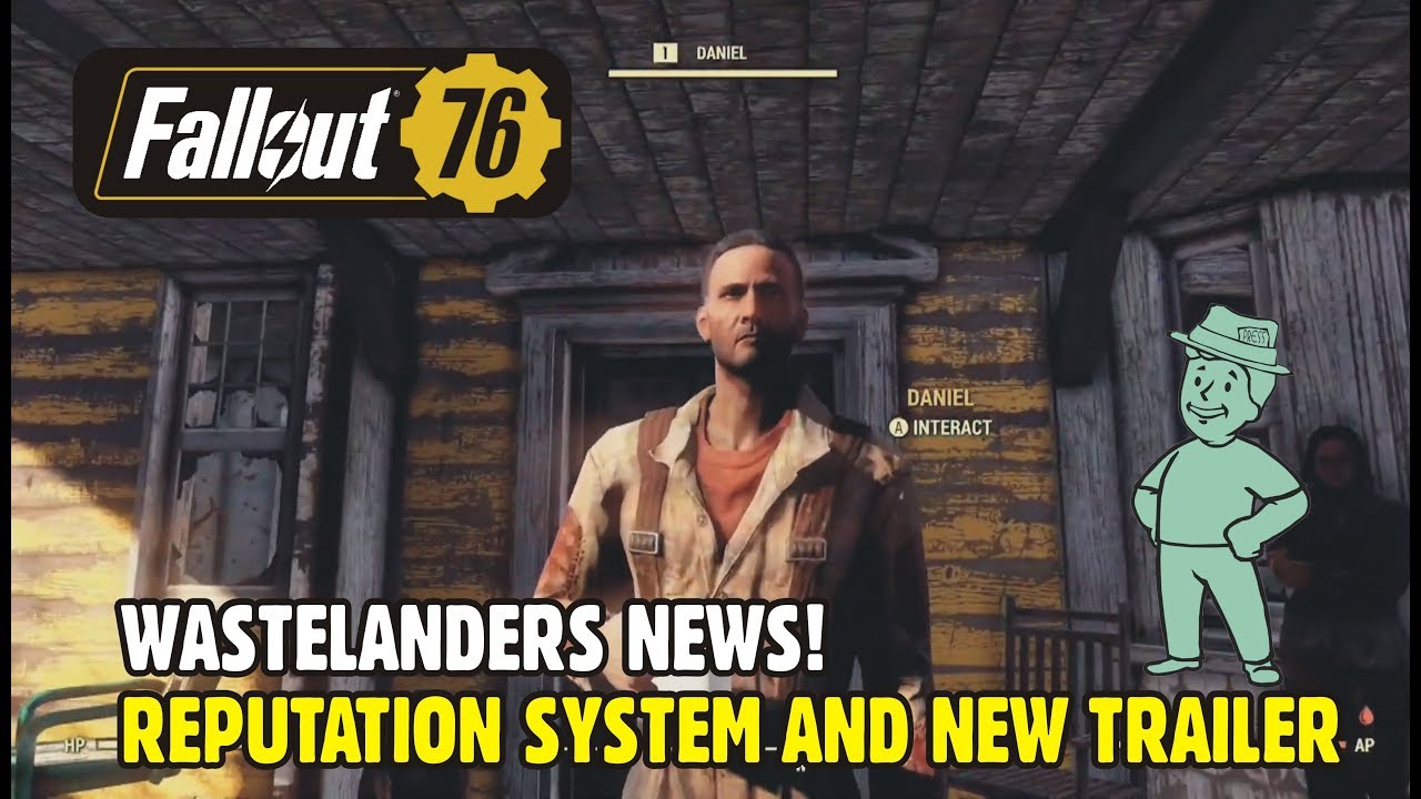 FALLOUT 76 NEWS: Wastelanders Reputation System and More! - YouTube