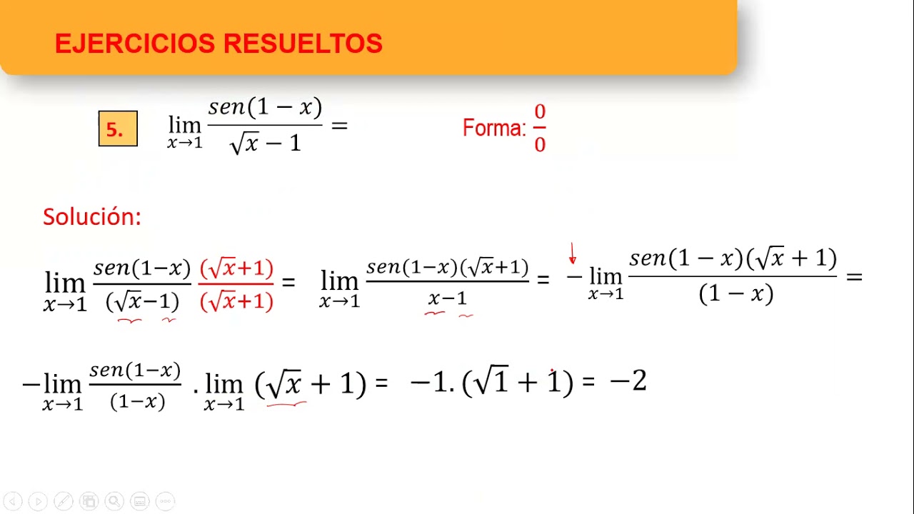Formulas De Limites