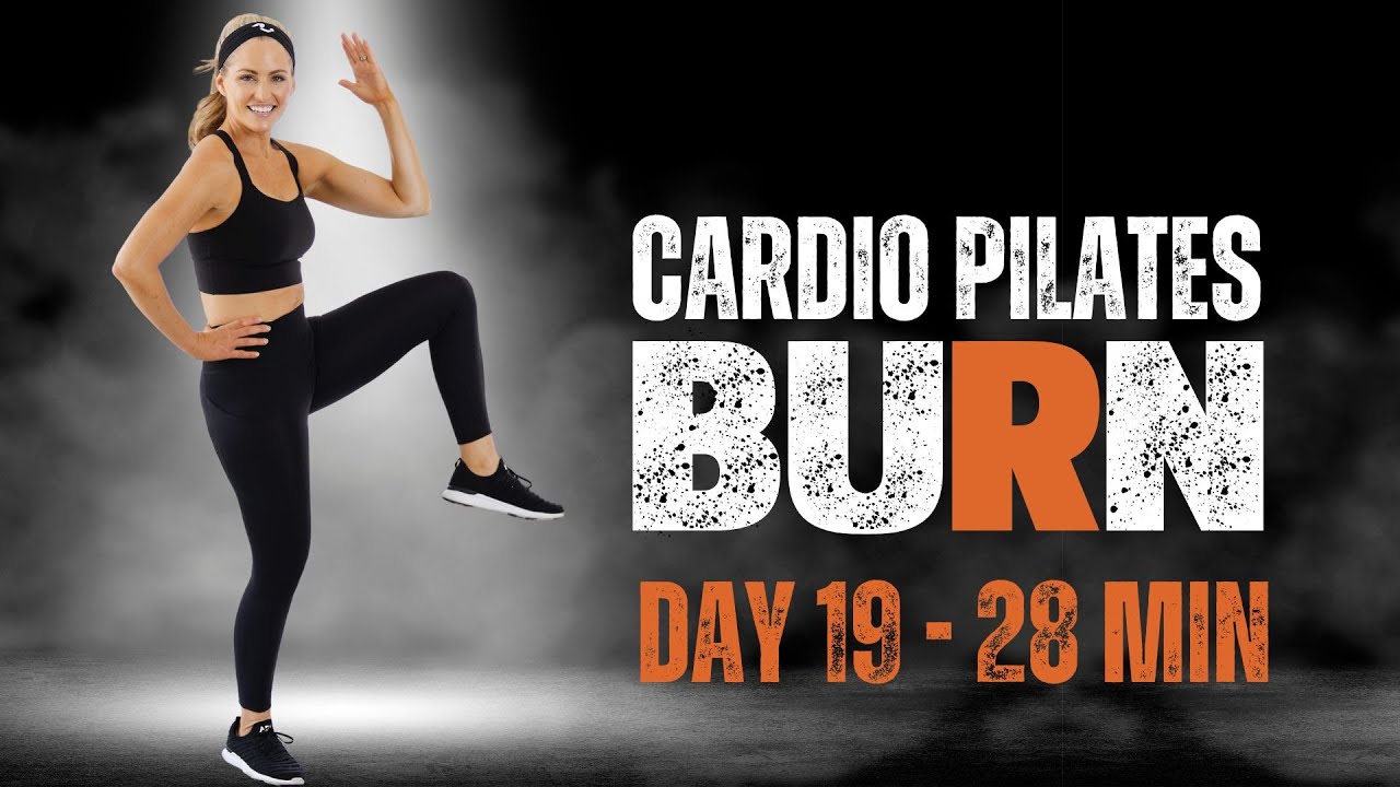 28 Minute Low Impact Cardio Pilates - BURN #19 - YouTube