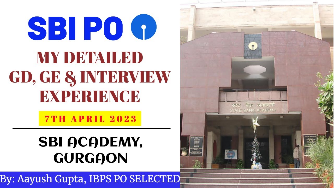 My SBI PO Interview Experience | SBI Academy Gurgaon ( Panel IV) | # ...