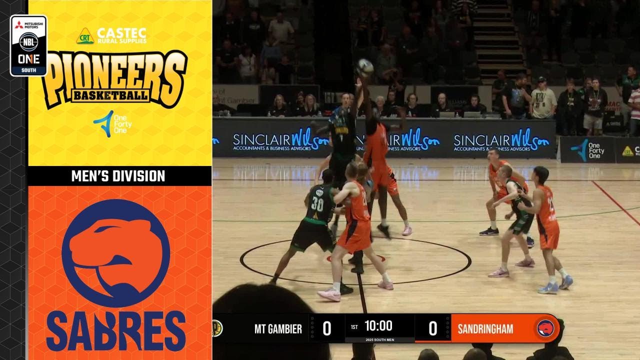 NBL1 Men | Mt Gambier Pioneers vs. Sandringham Sabres - Game Highlights ...