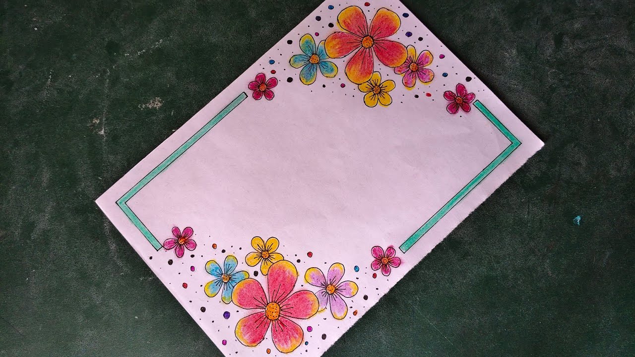 Page Border Design || Assignment Project Page Border Easy simple ...