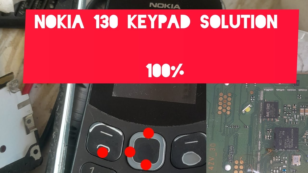 nokia 130 ta1017 keypad ways - YouTube