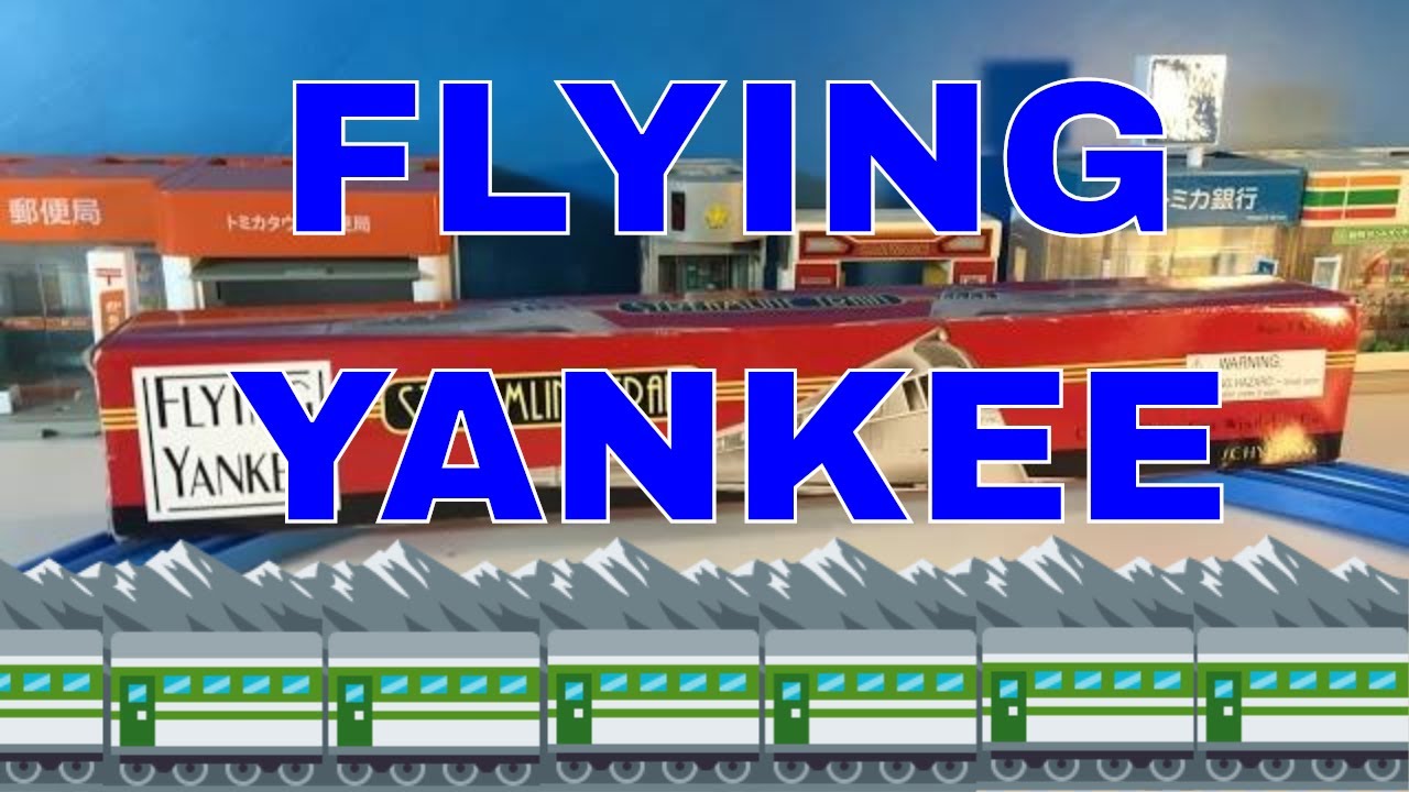 unboxing Flying Yankee Streamline Train Wind Up (02722) - YouTube