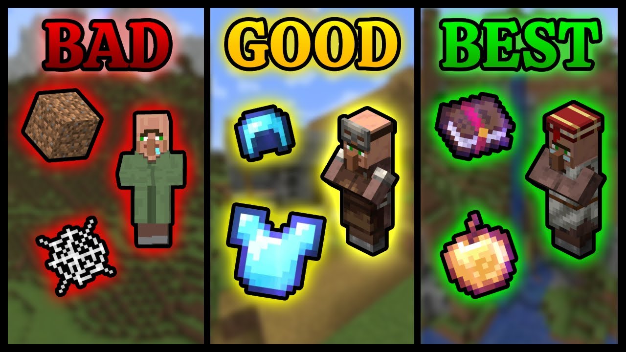 Ranking EVERY Minecraft VILLAGER from WORST to BEST - YouTube