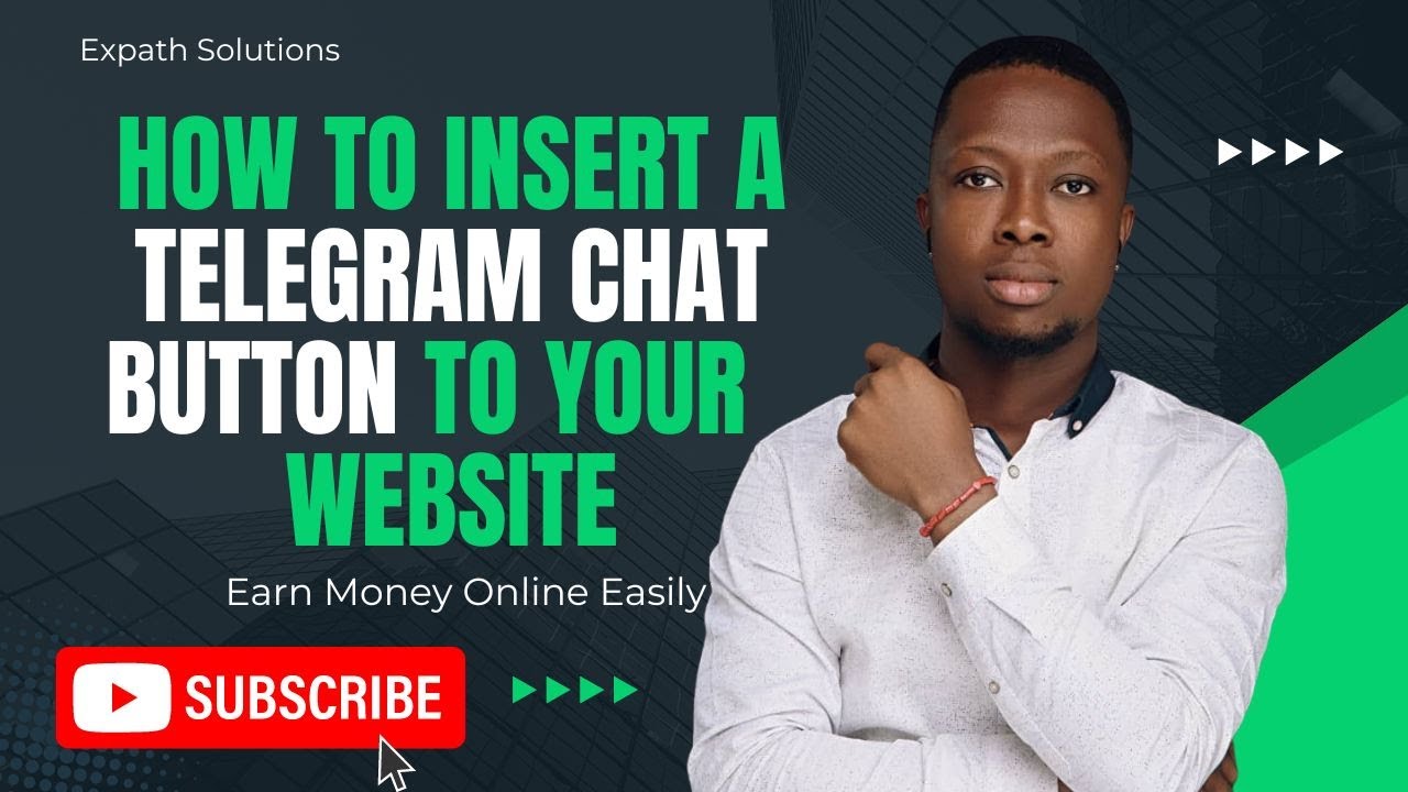 How To Insert A Telegram Chat Button To Your Website Easy Tutorial Youtube