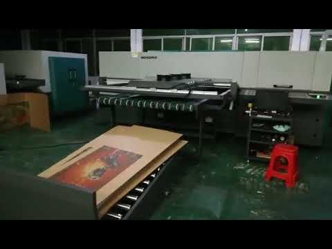WONDERJET single pass high speed digital printer - YouTube