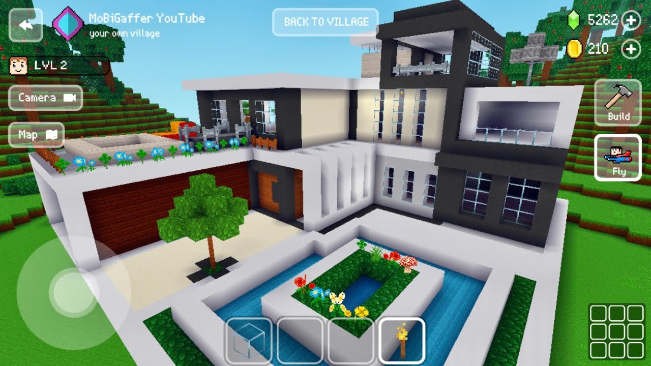 Block Craft 3D: Crafting Game #3649 | Modern House 🏠 - YouTube