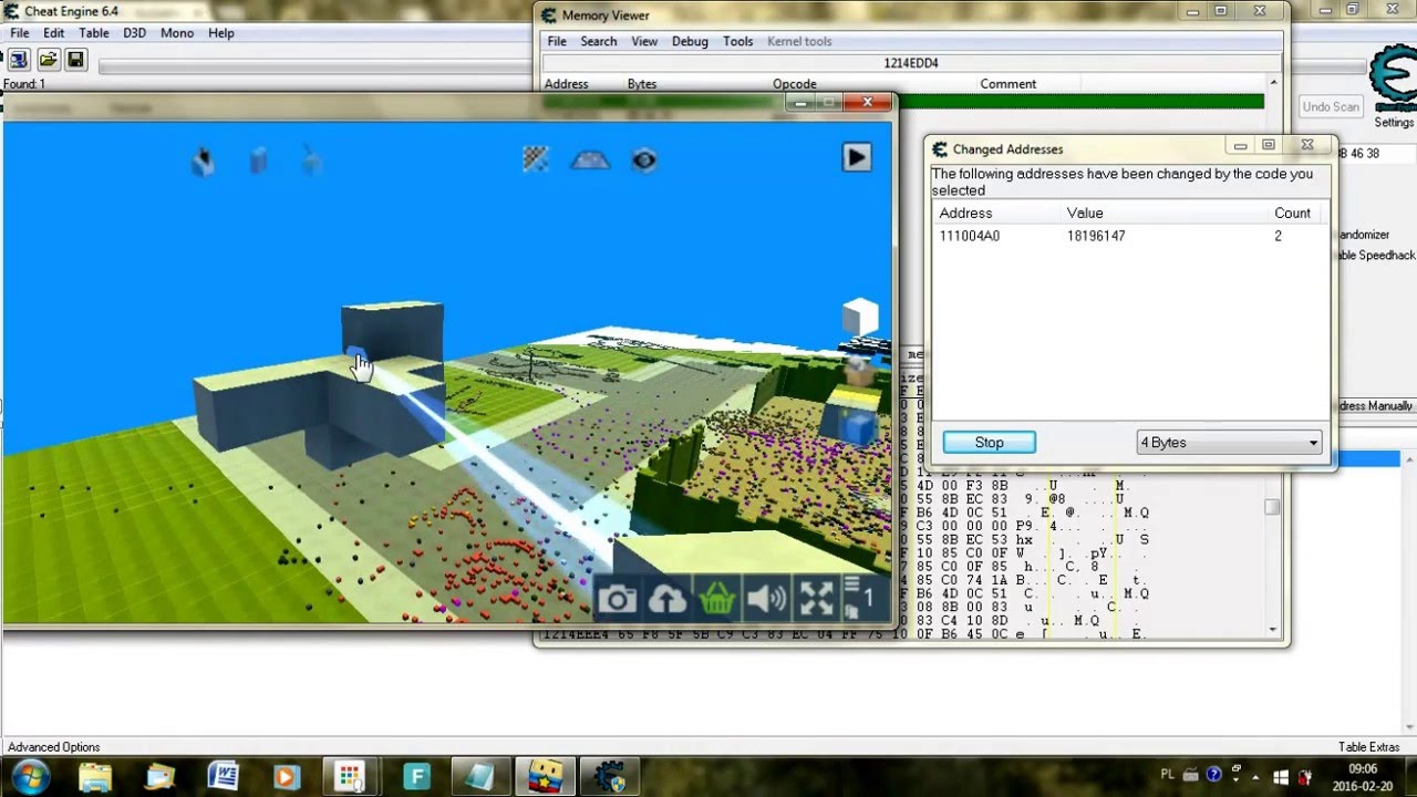 KoGaMa : Block Hack On Cheat Engine 6.4 !!! - YouTube