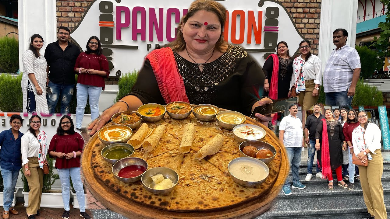 Largest Parantha In Gurgaon |Sarpanch Parantha | PanchGaon | Desi ...