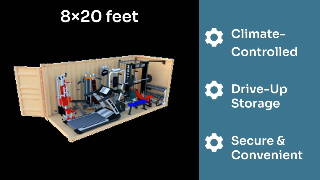 Discover Top-Tier Storage: 8x20 Climate-Controlled Storage Units! - YouTube