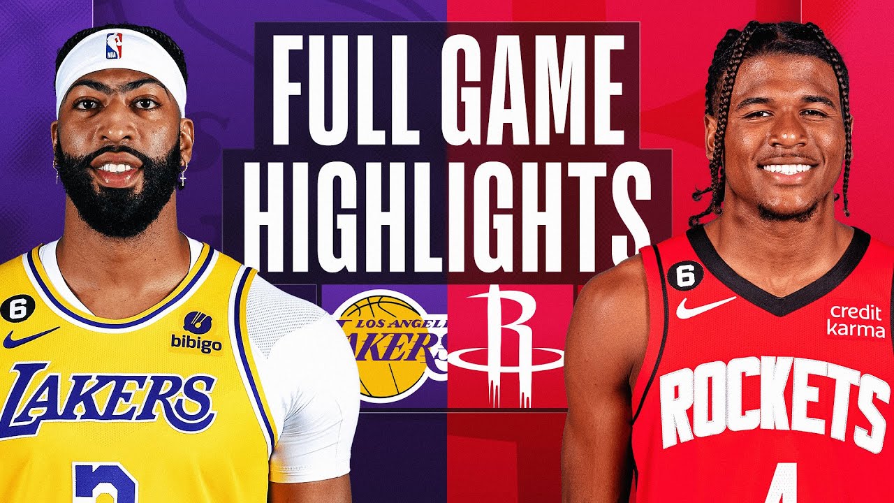 LAKERS at ROCKETS | FULL GAME HIGHLIGHTS | April 2, 2023 - YouTube