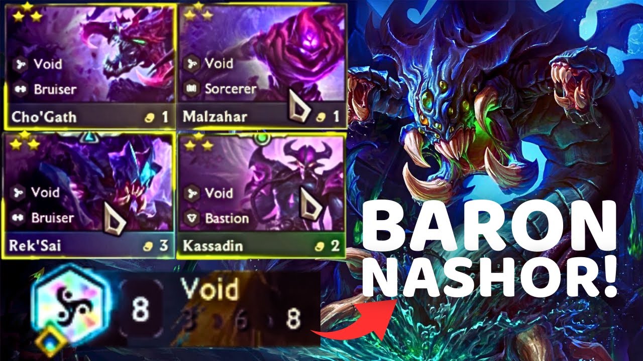 Nihius Tft 8 Void Composition ⭐⭐⭐reksai ⭐⭐⭐kassadin ⭐⭐⭐chogath ⭐⭐⭐