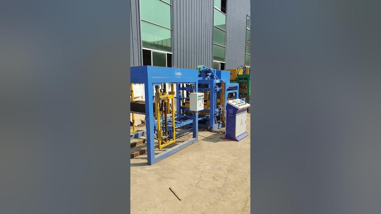 QT4-25 automatic vibrate concrete hollow block molding machine maker for 8 6 inch block # ...