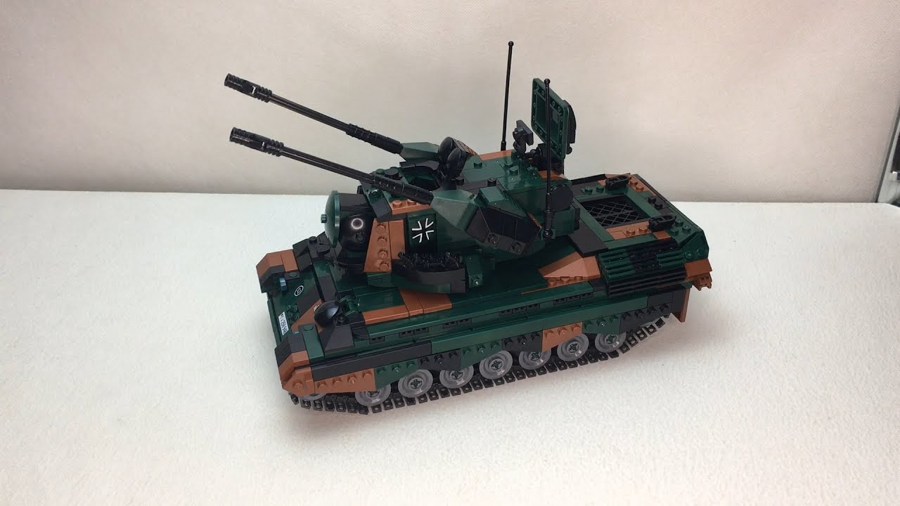 Flakpanzer Gepard von Xingbao - XB-06045 - YouTube