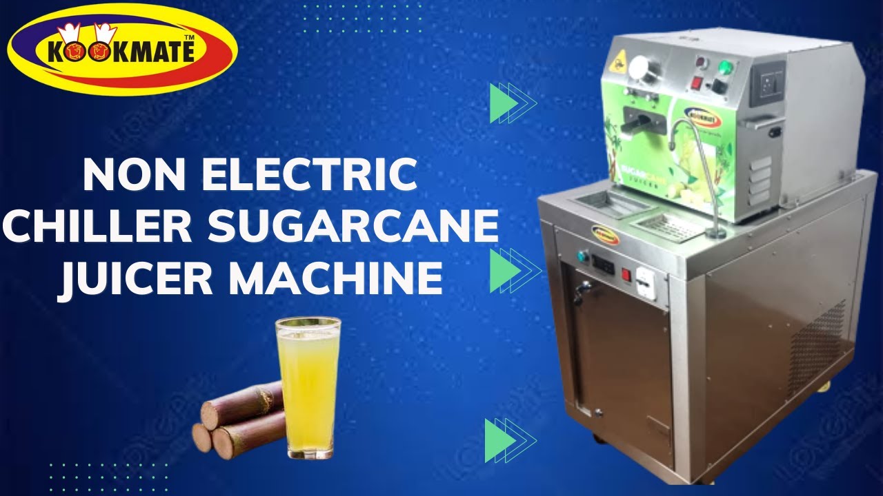 Non Electric Chiller Sugarcane Juicer Machine Floor Model | Instant ...