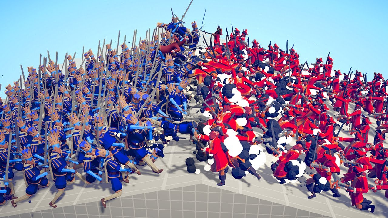 100x MEDIEVAL KING ARMY 👑 vs 🏴‍☠️ 100x PIRATE ARMY / Totally Accurate ...