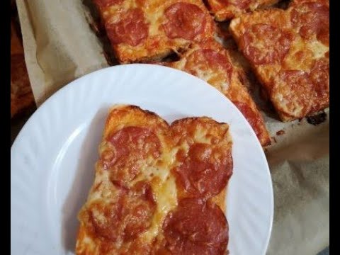 EASY PIZZA TOAST RECIPE (BREAD PIZZA) - YouTube