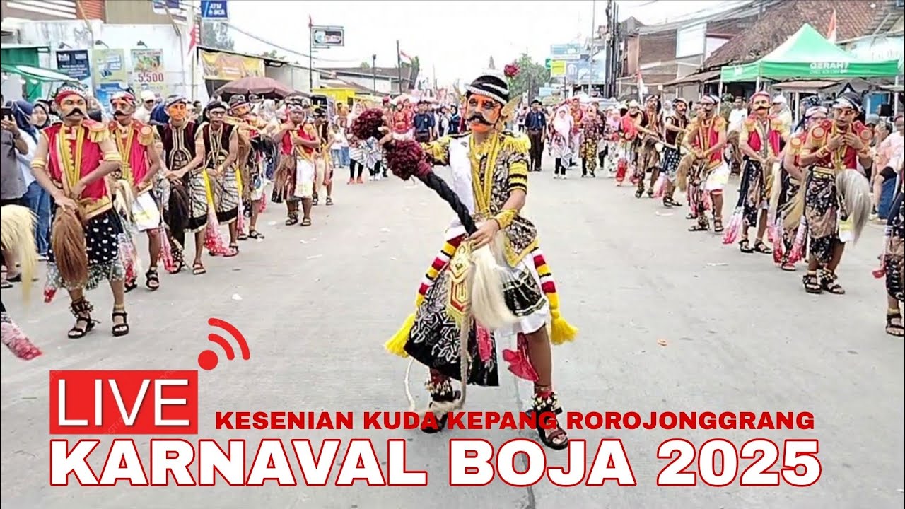 KARNAVAL 2025 SMP N2 BOJA MENAMPILKAN KESENIAN KREASI TARI KUDA KEPANG ...