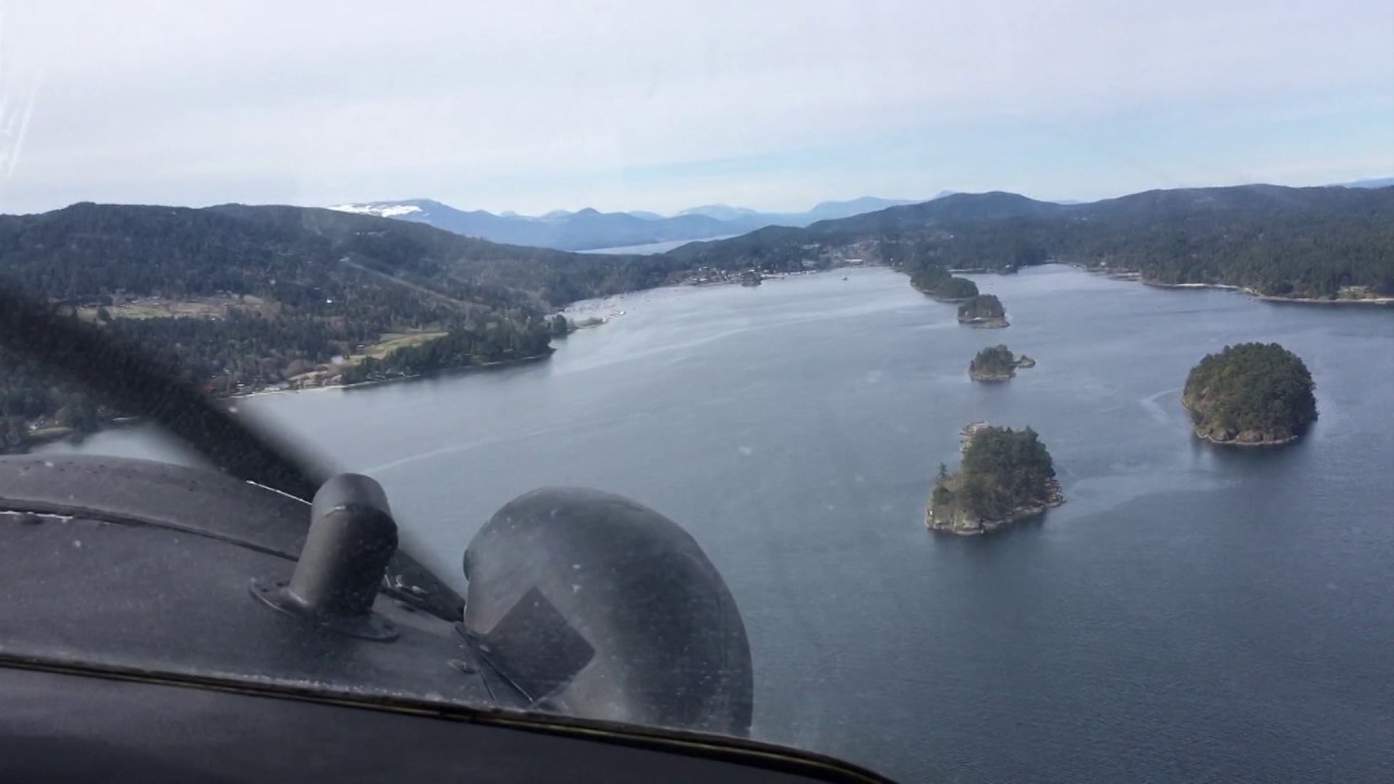 Ganges Harbour, Salt Spring Island Landing - YouTube
