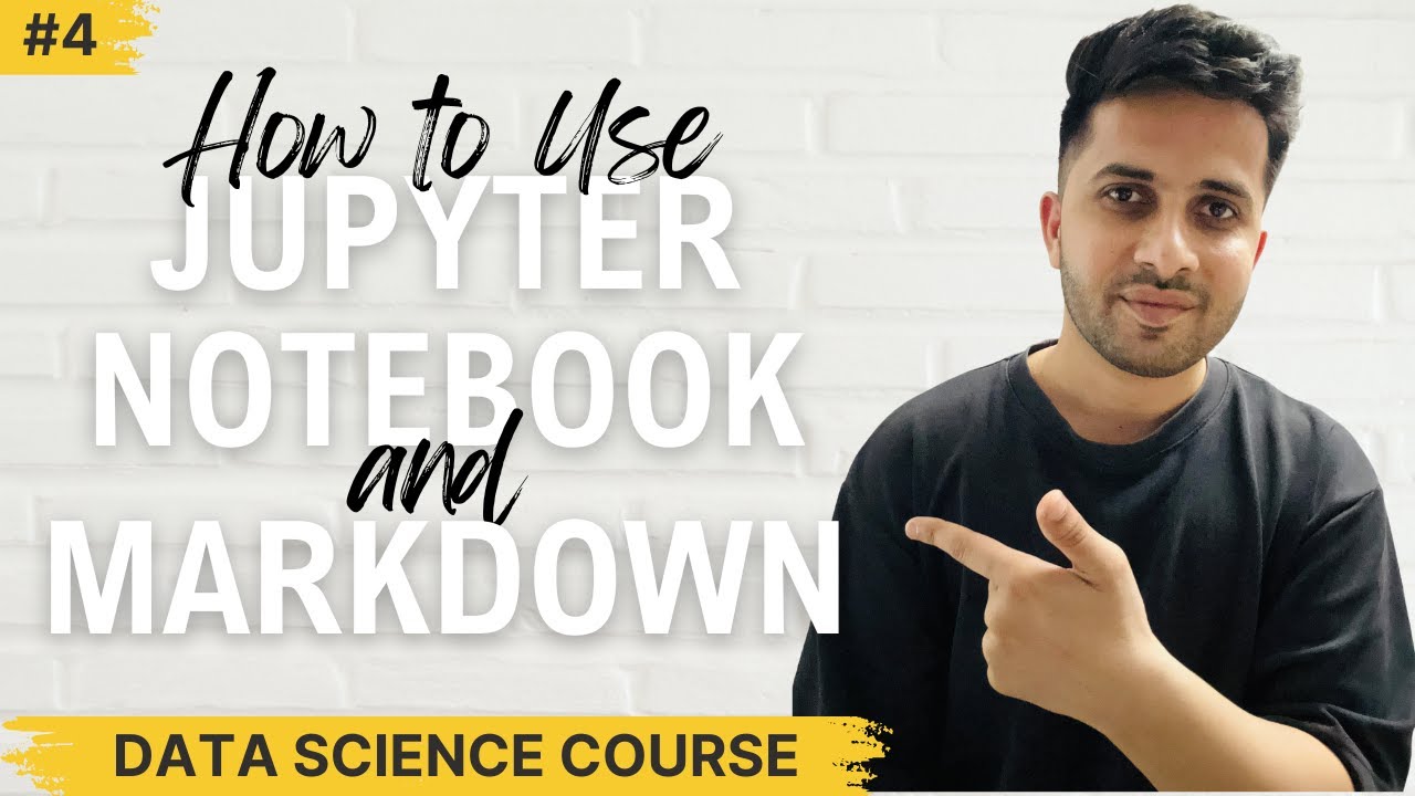How to Use Jupyter Notebook & Markdown | Complete Python for Data ...