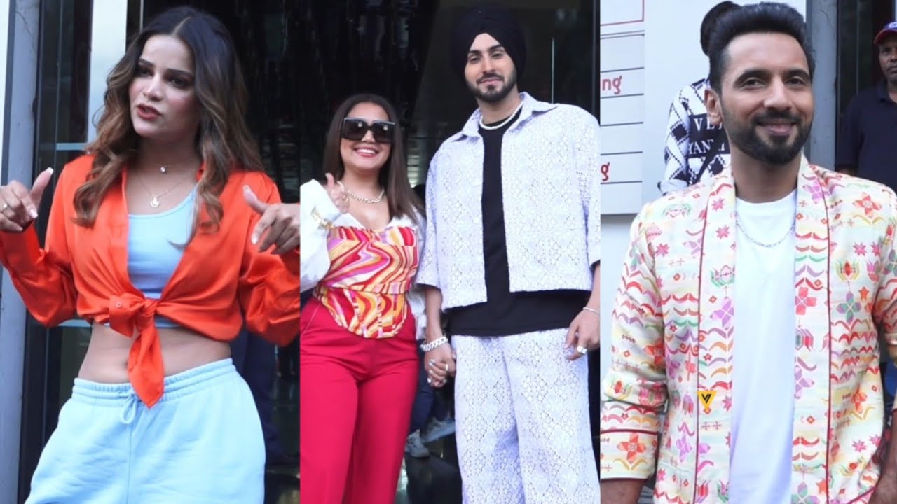 Neha Kakkar with Rohan Preet Singh, Archana Gautam & Punit Pathak at ...