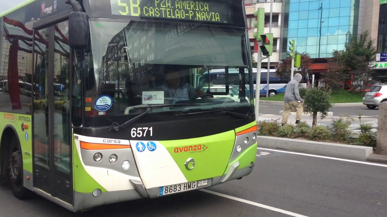 Here is the 5B bus in Vigo - YouTube