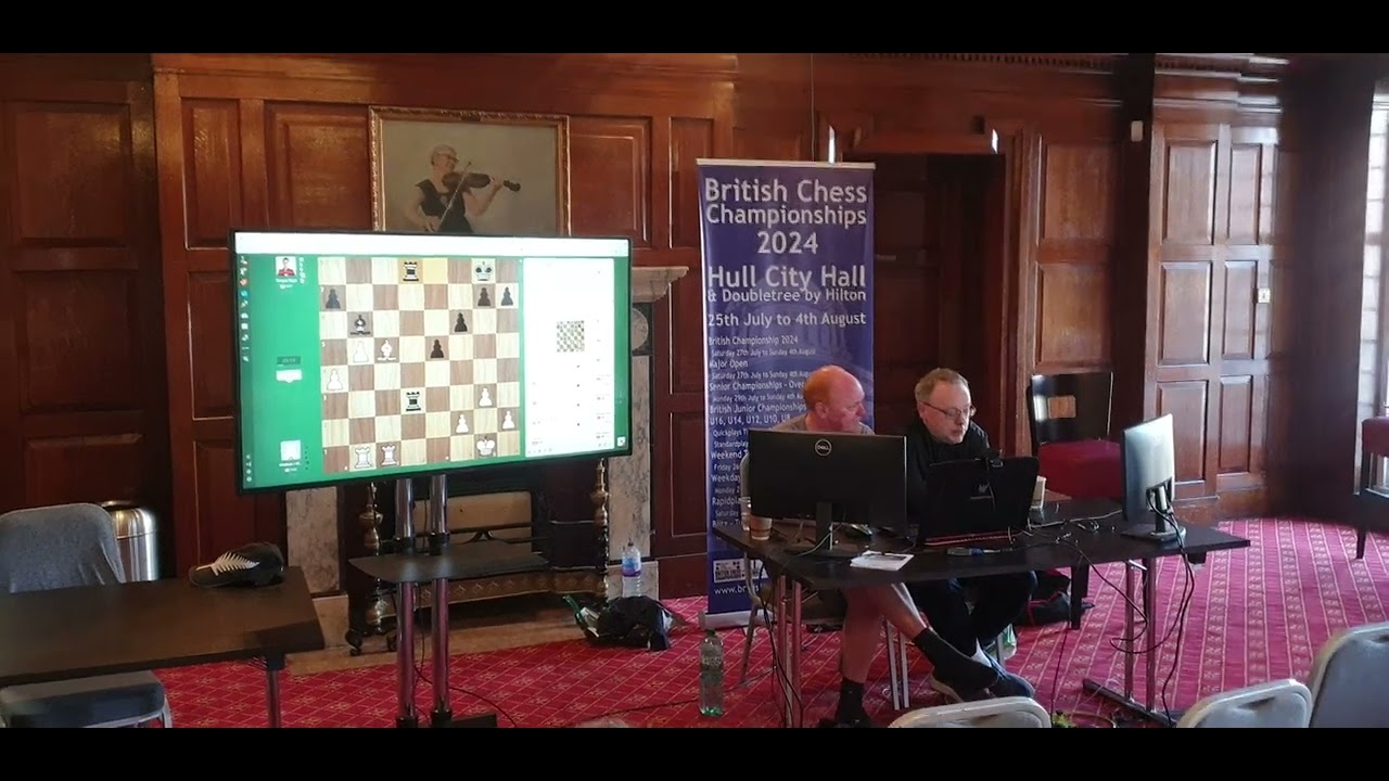 IM Adam Hunt & GM Danny Gormally providing excellent commentary for the ...