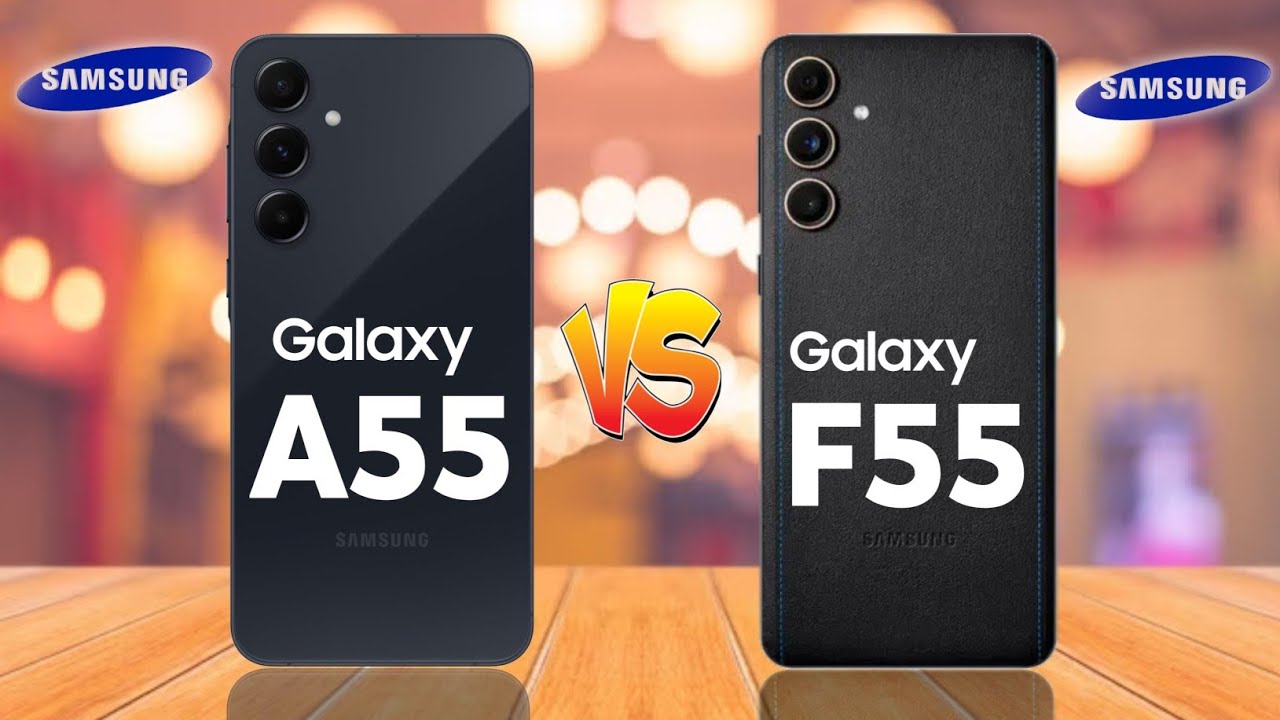 Samsung Galaxy A55 5G Vs Samsung Galaxy F55 5G - YouTube