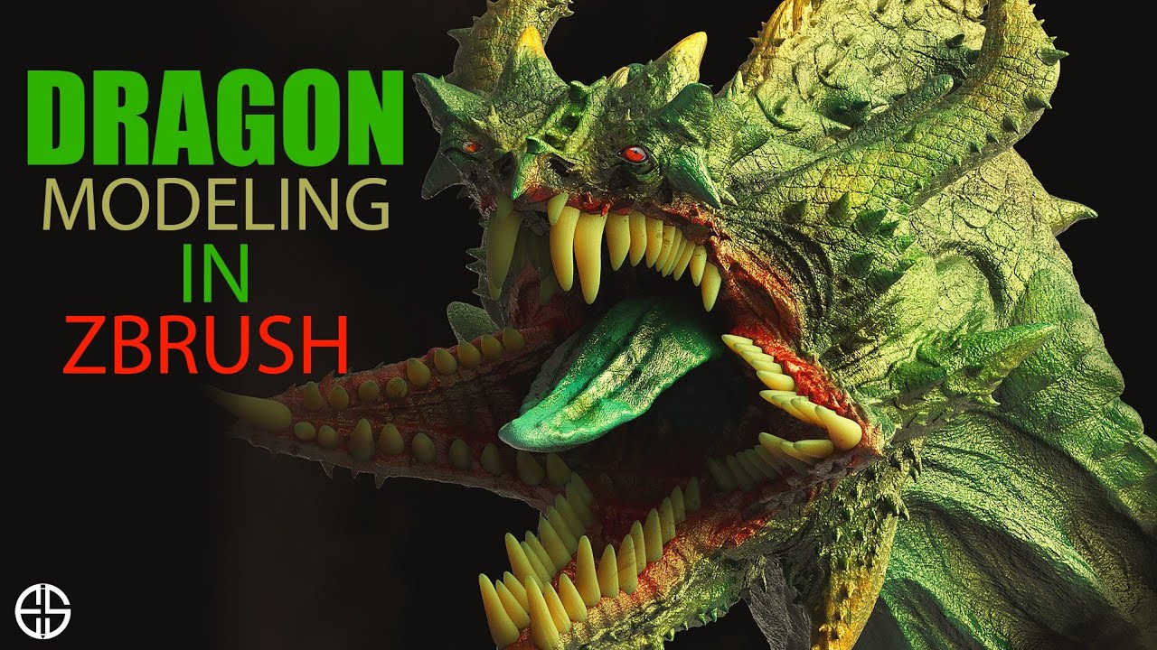 zbrush dragon time lapse/zbrush sculpting/zbrush sculpting timelapse ...