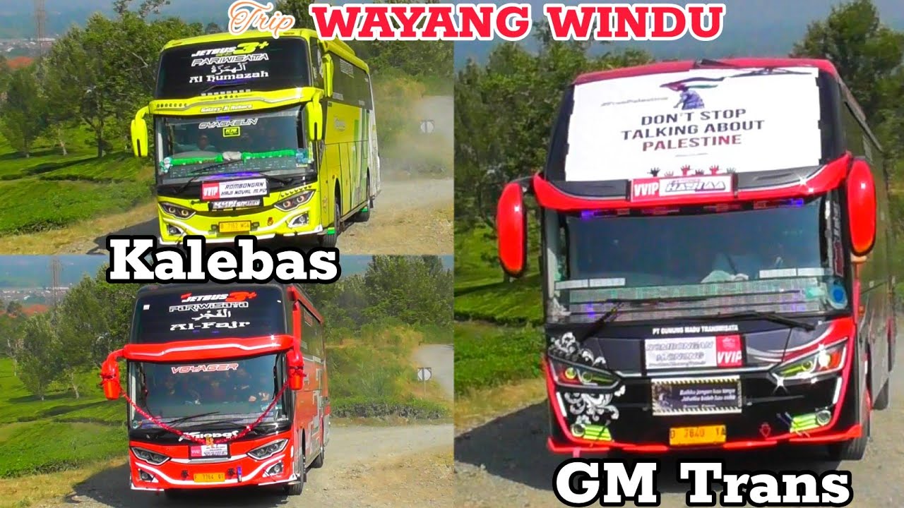 PESONA BUS ARTIS BASURI AL-HUMAZAH & AL-FAJR KALEBAS, ALESHA GM TRANS ...