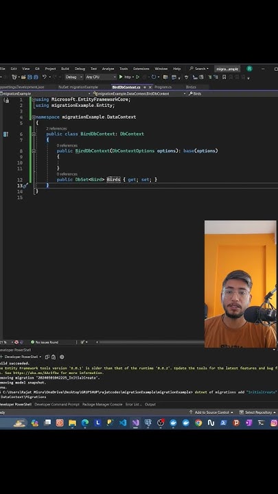Code first migration. - YouTube