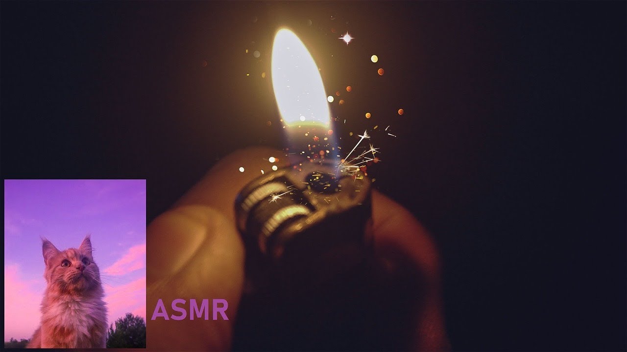 Lighter Sounds 🌝 1 Hour ASMR #chill #asmr #relaxing - YouTube