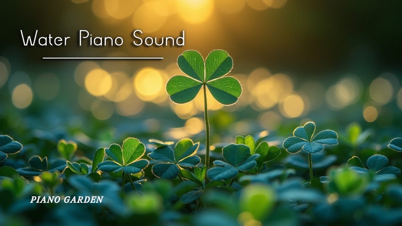 Relaxing Piano Music & Nature Sounds 🍀 Smooth Piano for Peaceful Garden ...