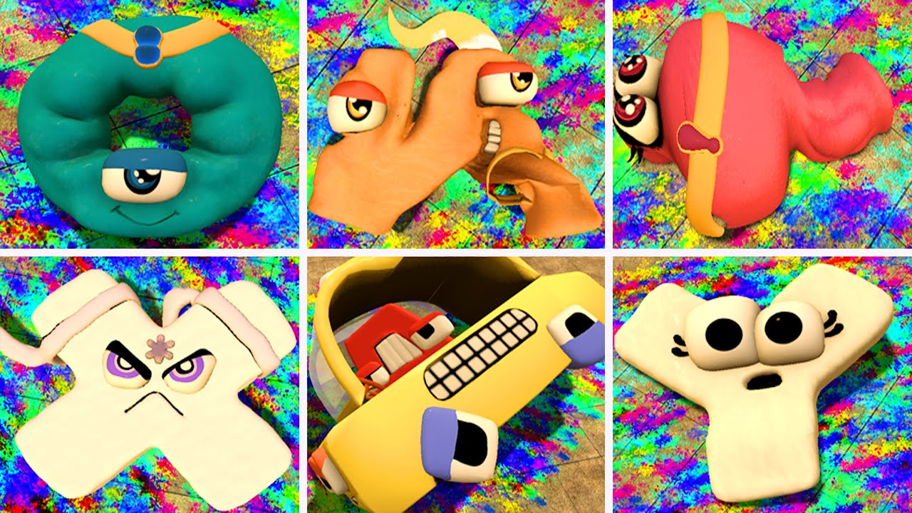 NEW SPARTAN KICKING ALPHABET LORE & NEW PANDA CREATURES CLONES MEME IN ...