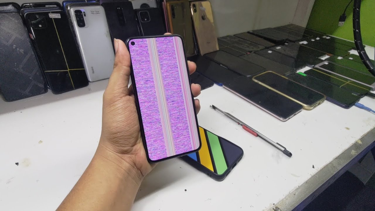 Servis Gopix 5 LCD error kiriman dari NTT - YouTube