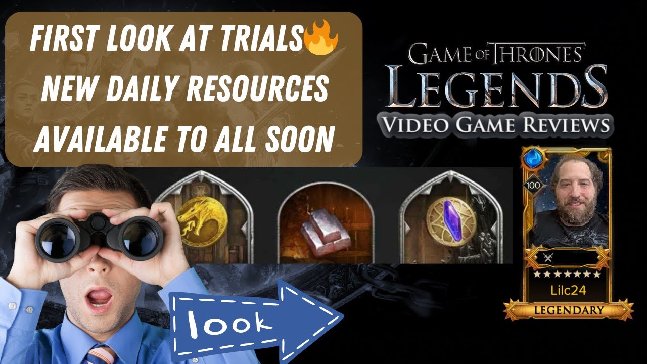 DAILY TRIALS PREVIEW (More Resources and Rewards)| Game of Thrones ...