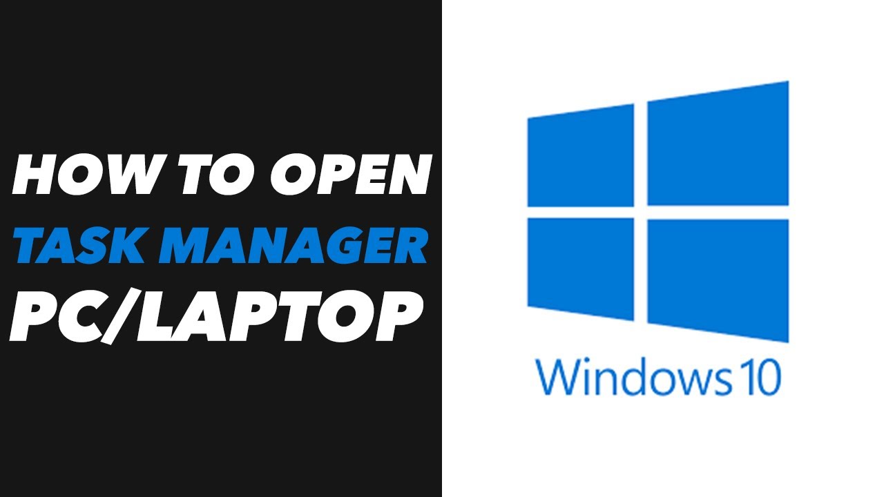 How to Open Task Manager Task Manager PC Laptop Instructions, Guide ...